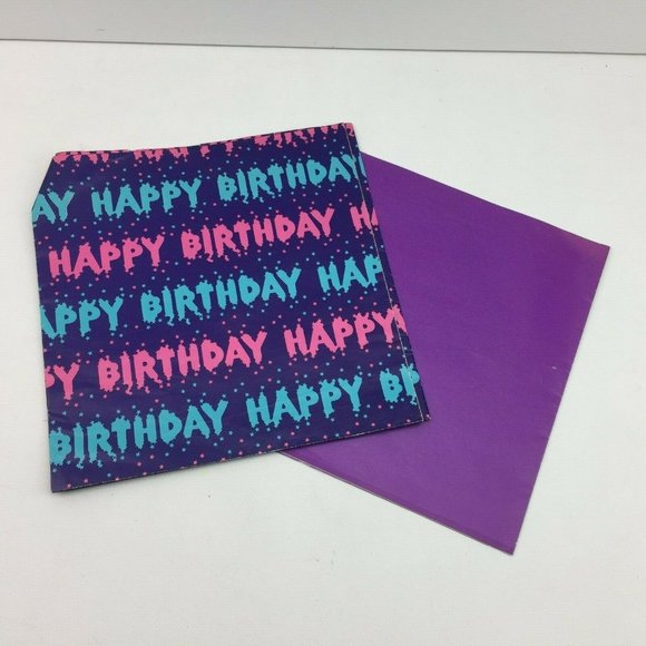 Unbranded | Party Supplies | Happy Birthday Tissue Paper Gift Wrapping ...